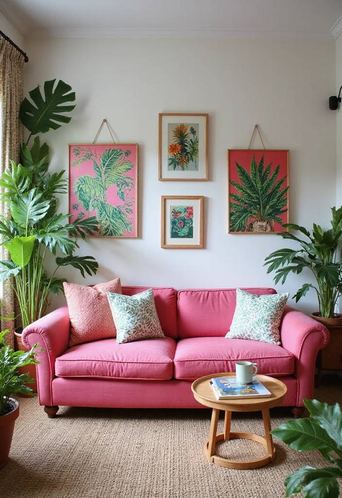 12 Pink Sofa Living Room Ideas for Playful Bright Chic Style - Dinezoa